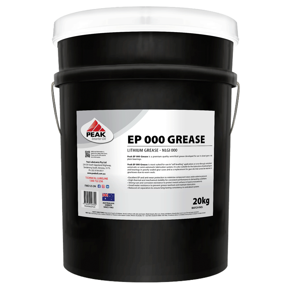 PEAK EP 000 LITHIUM GREASE – The Oil Store